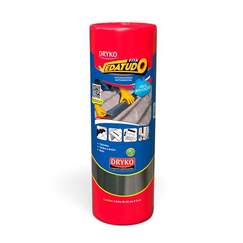FITA ALUM NIO AUTO ADESIVA 45cmx10m DRYKO FITA ALUM NIO AUTO ADESIVA 45cmx10m DRYKO